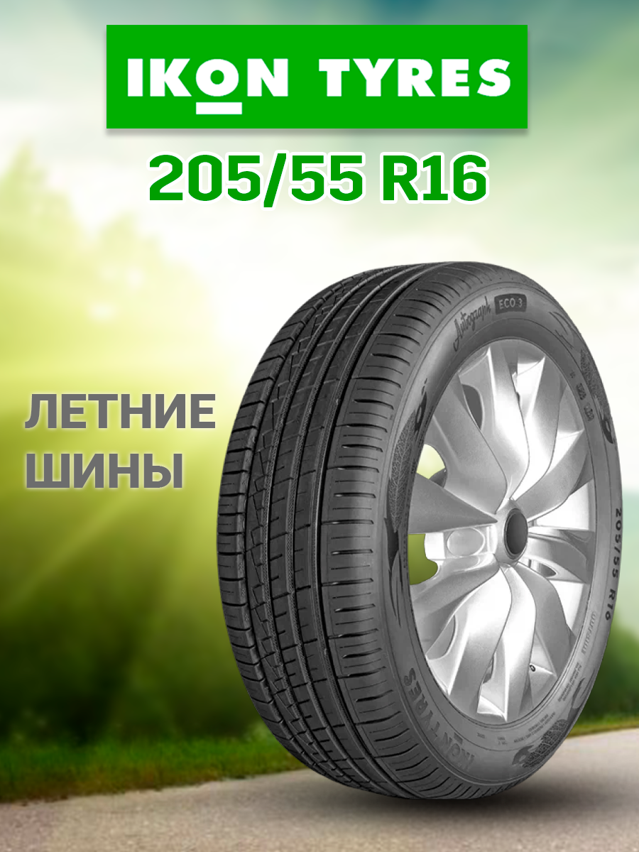Шина летняя автомобильная Ikon Tyres Autograph Eco 3 205/55 R16 94V XL
