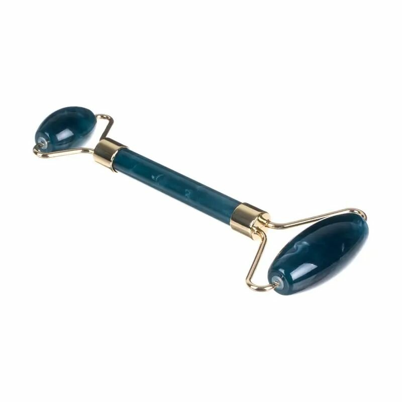 Массажёр-ролик для лица "Гуаша" 14х5,5х2 см. активизирует кровообращение, повышает упругость кожи, уменьшает отёчность и улучшает цвет лица