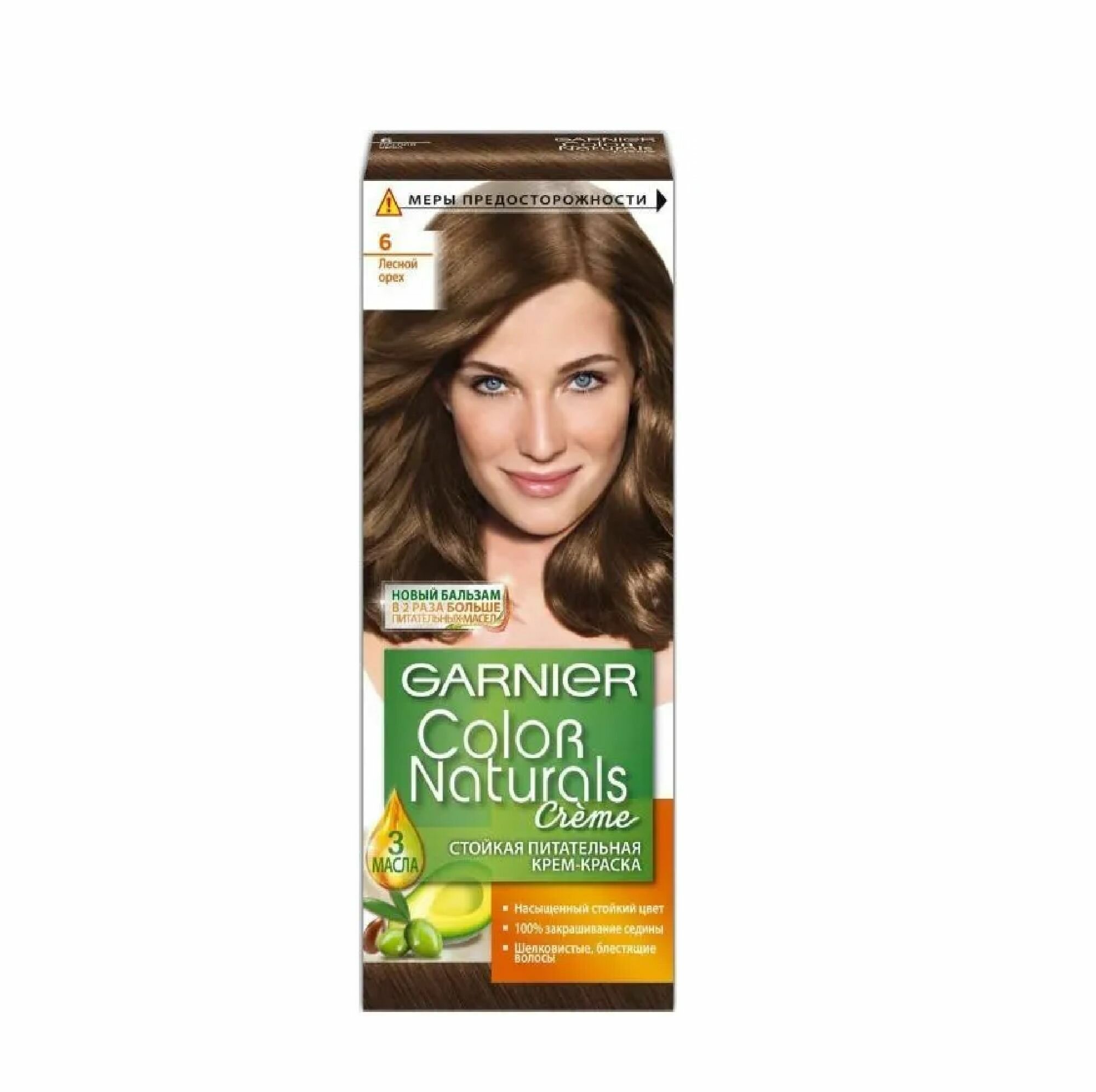 Garnier Краска для волос Колор Нэчралс, 6 Лесной орех