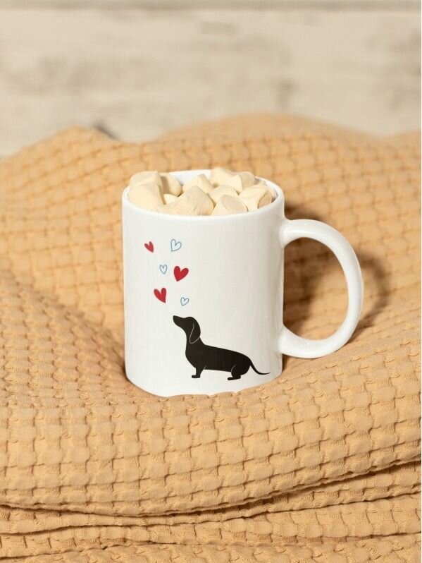 Кружка подарочная Любовь к таксам, 330 мл