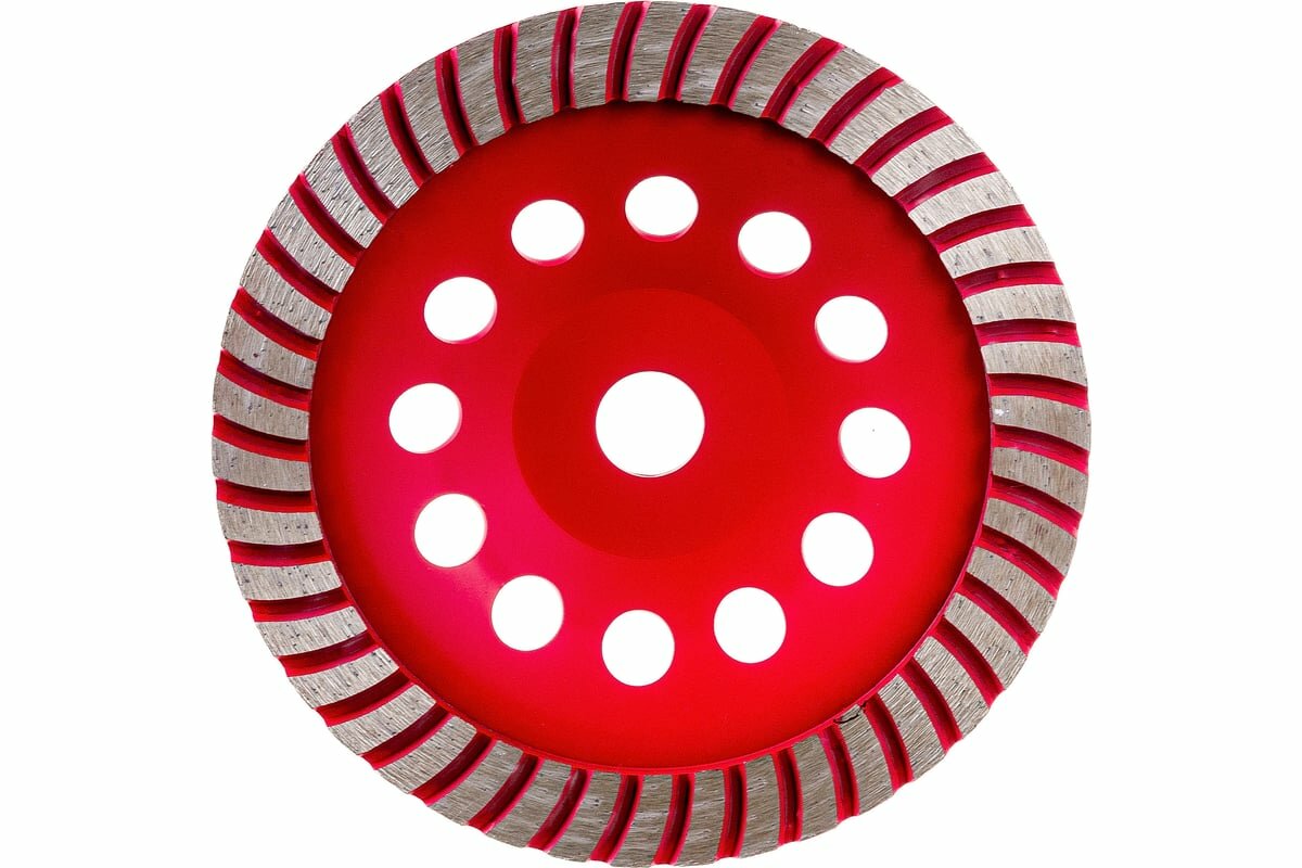 Чашка алмазная REDCHILI 04-180-15, турбо, для бетона, камня и гранита, 180 мм