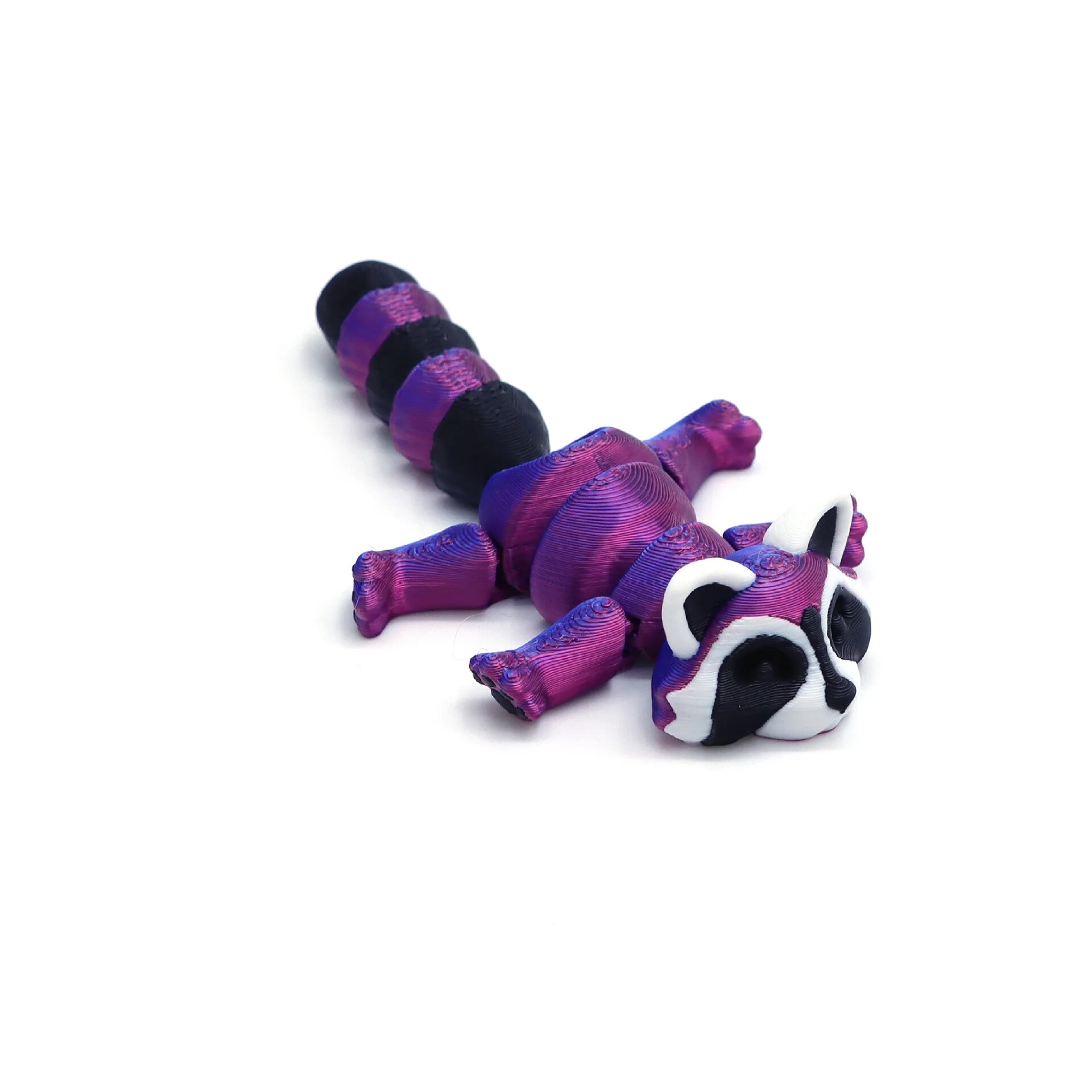 MOONBIFFY Шарнирный енот из канифоли purple