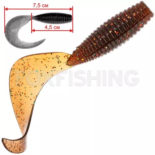 Силиконовая приманка Pontoon 21 Homunculures Jilt 3 №104 7.5см. 5шт.
