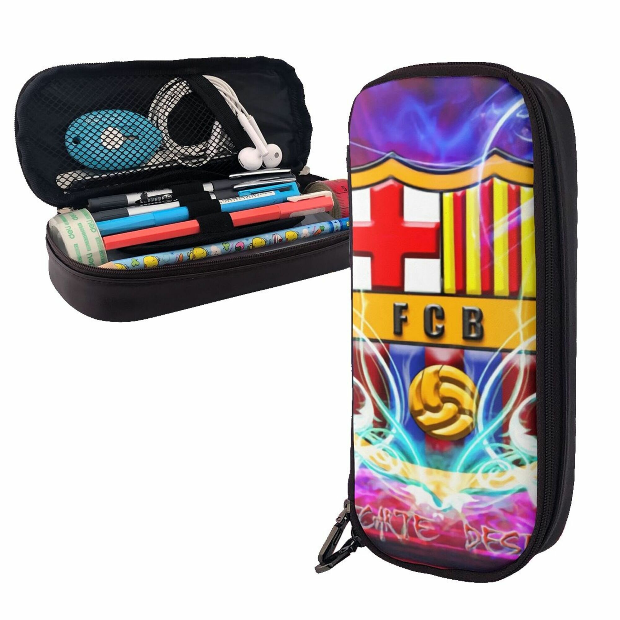 FC Barcelona Пенал школьный для девочки и мальчика