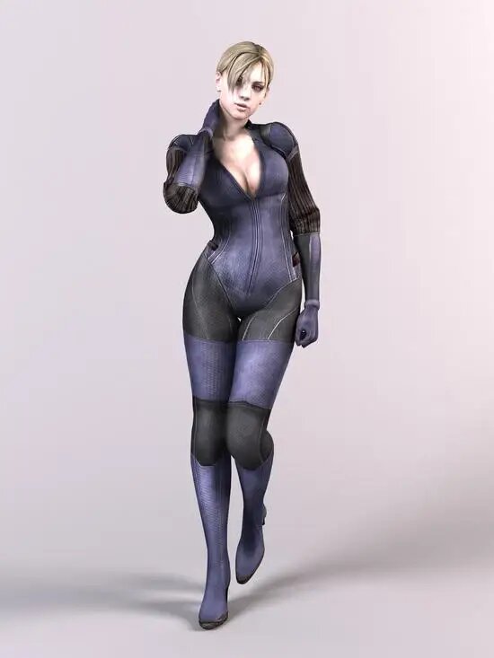 Косплей костюм Джилл из спандекса CosplayZentai XL, Woman Size
