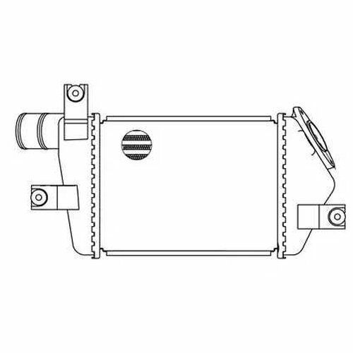 Интеркулер Luzar LRIC1148 для Mitsubishi L 200, Pajero Sport II