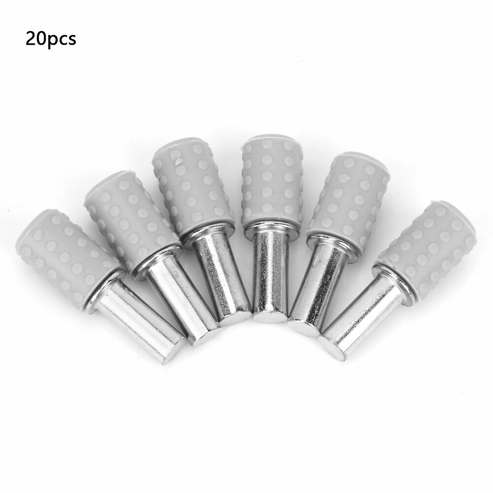 20 шт. металлических крепежных скоб для полок, кронштейнов для шкафов.