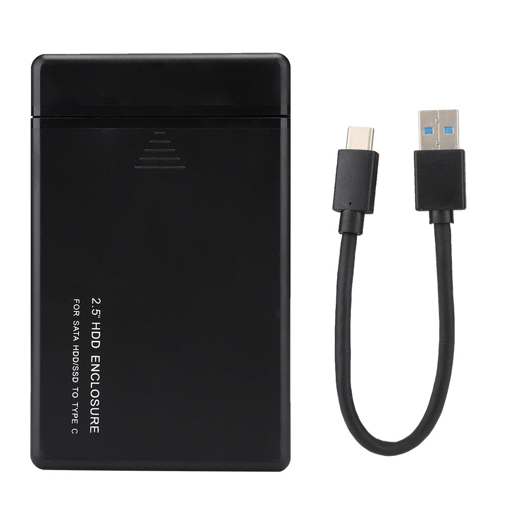 Внешний Корпус Для 2.5" HDD/SSD: Прочный ABS Пластик Для Защиты Данных - Быстрая Установка Без Инструментов Внешний Бокс - Высокоскоростной USB 3.1 Type-C Интерфейс Для Ноутбука И Настольного ПК