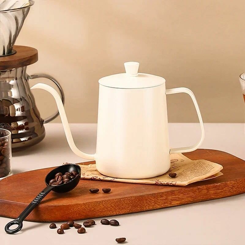 Кофейник (чайник с длинным носиком) металлический, 600 мл