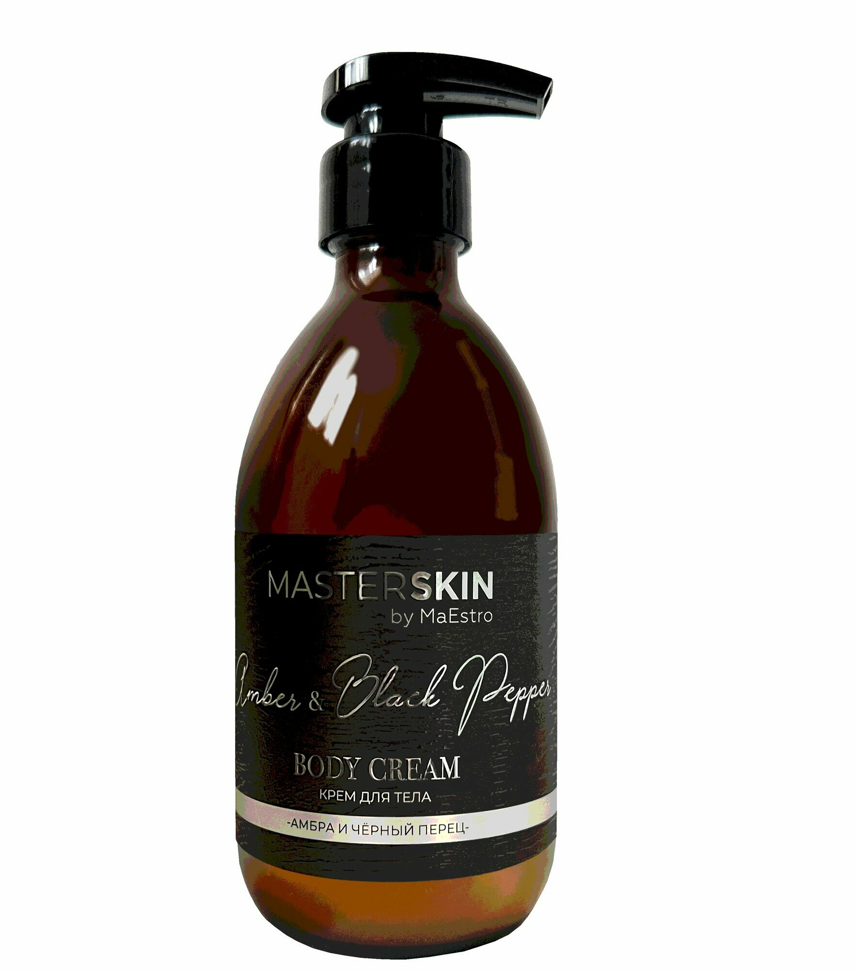 Крем для тела AMBER & BLACK PEPPER Maestro Cosmetics, 250 мл