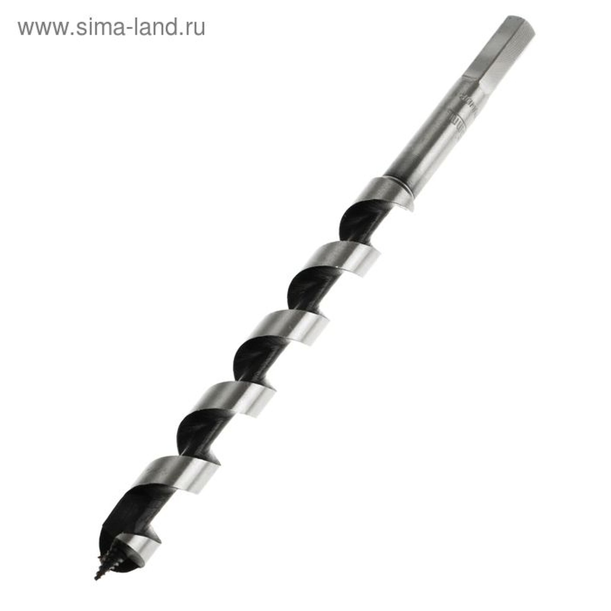 Сверло по дереву шнековое тундра, шестигранный хвостовик, 16 х 230 мм