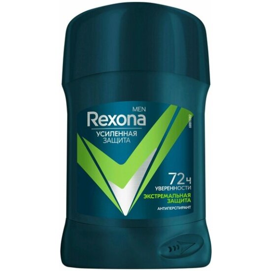 Антиперспирант-карандаш Rexona Men Экстремальная защита, 50 мл.