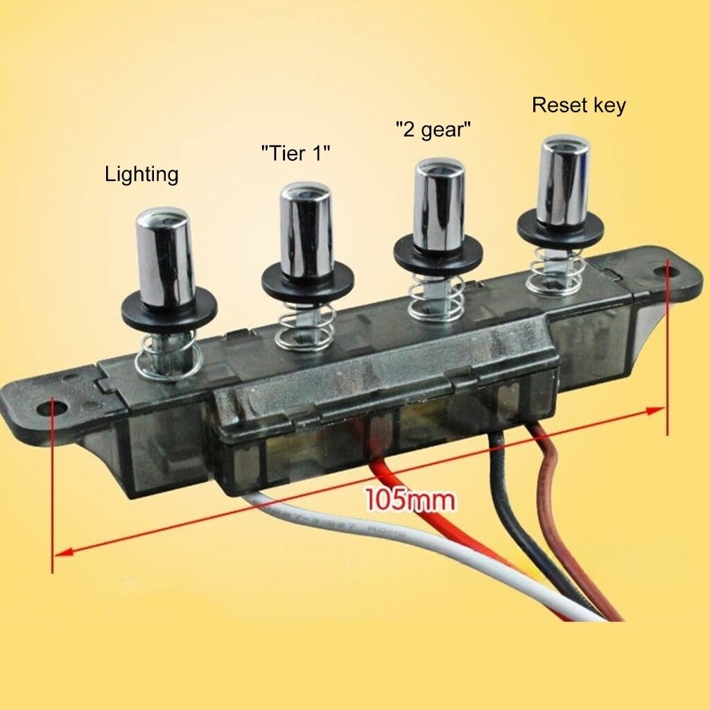 Панель управления вытяжкой
