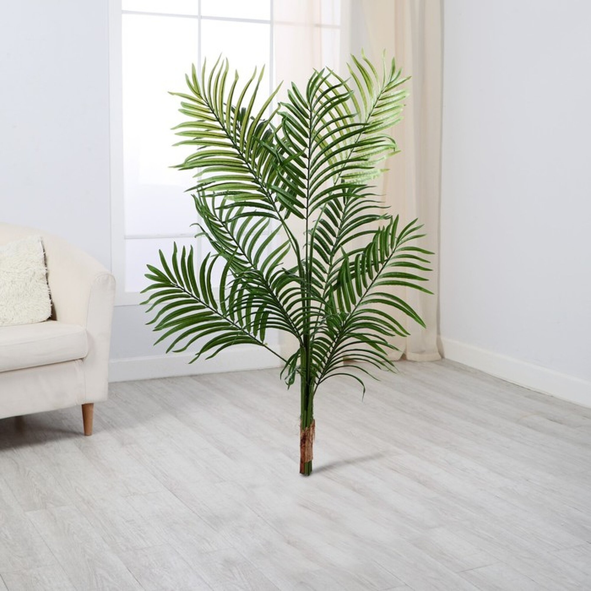Искусственное дерево "Пальма финиковая", 115см, пластик, текстиль, зелёное