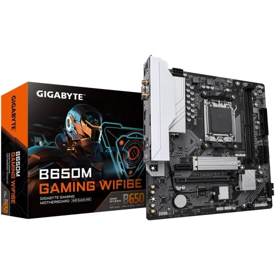 Материнская плата Gigabyte B650M GAMING WIFI6E (AM5, mATX)