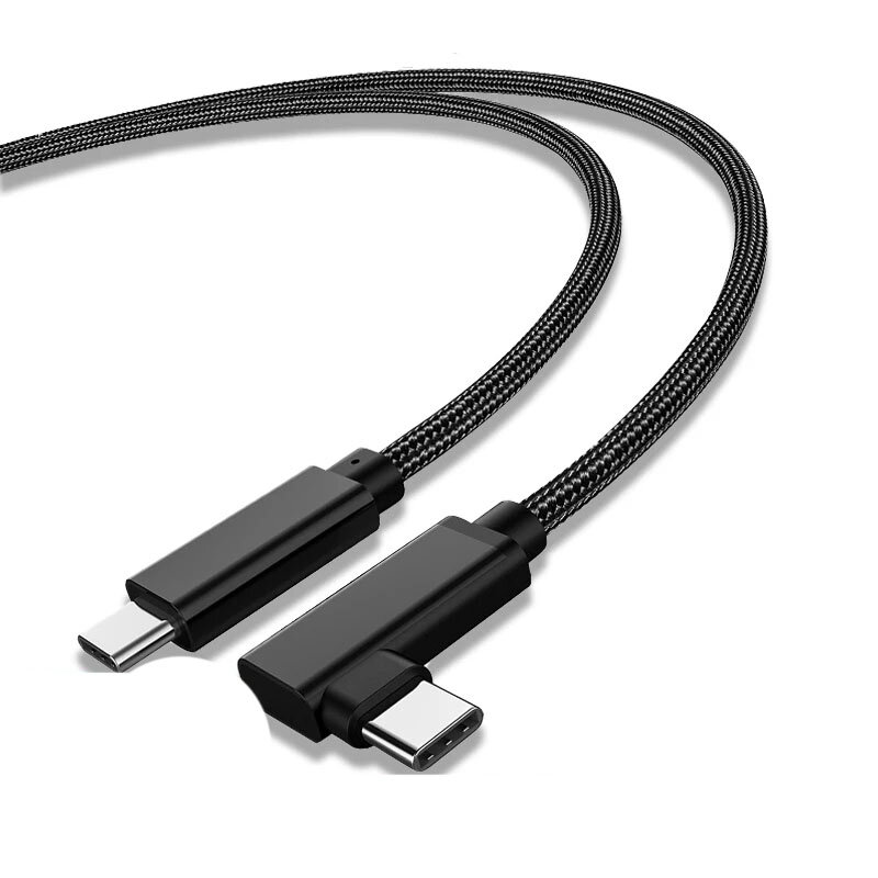 100 Вт USB Type C - USB C кабель с углом 90 градусов USB 3.2 Gen 2 кабель для передачи данных для Samsung Huaiwei Xiaomi быстрая зарядка Type C USB C шнур