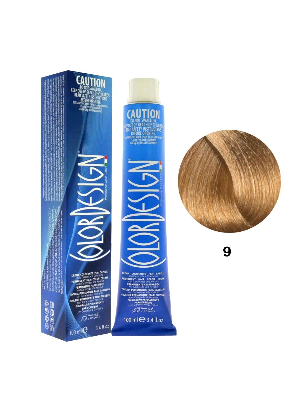 Colordesign Колор Дизайн Стойкая краска для волос 100 мл - Colordesign 9