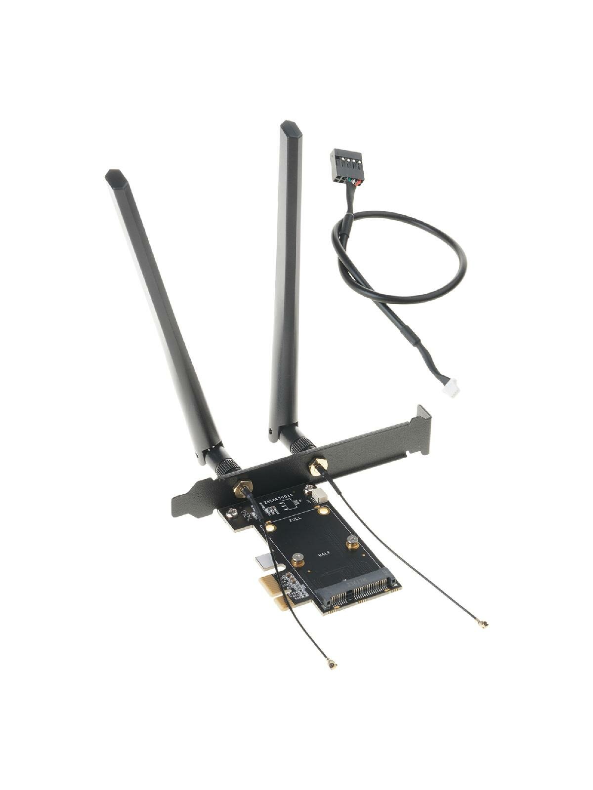 Mini PCI-Express to PCIE X1 for Mini PCI-E Wifi Adapter desktop converter Dual-Band Support Bluetooth-compatible