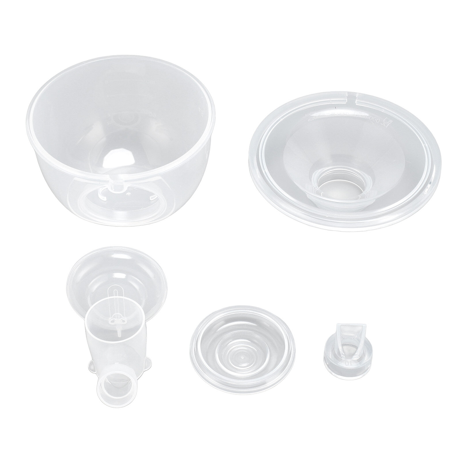 Комплект носимых молокоотсосов для повышения эффективности, фланцевые вставки для молокоотсоса с клапаном «утконос» для S9, S10, S12 27 мм / 1,06 дюйма