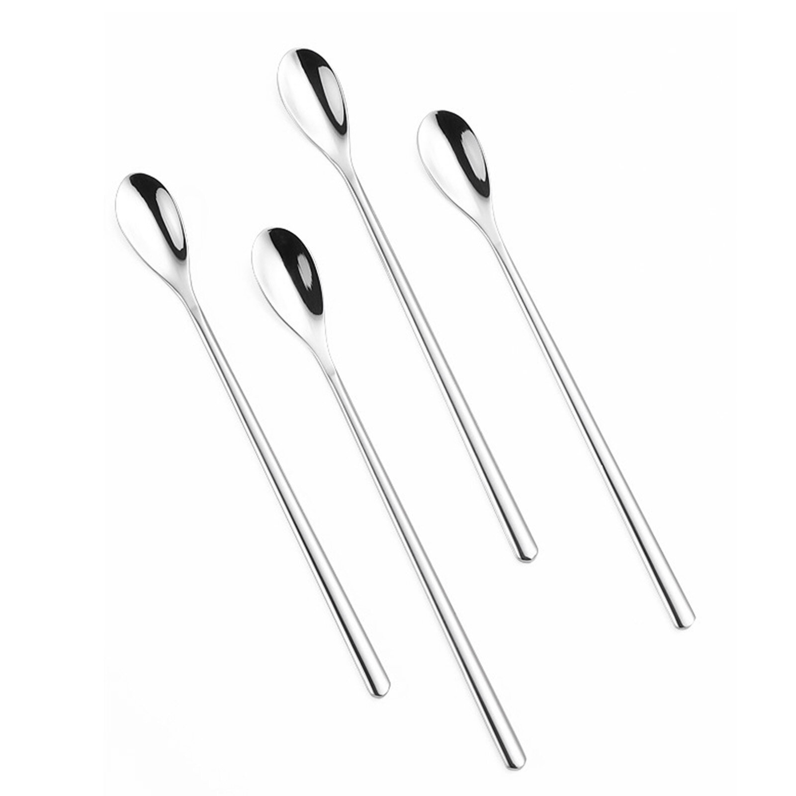 Смешивание ложки из нержавеющей стали с длинной ручкой кофейной штопок