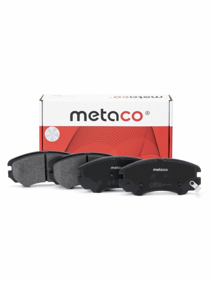Колодки тормозные дисковые передние для а/м CHERY Tiggo 8 Pro; EXEED TXL, Metaco 3000781
