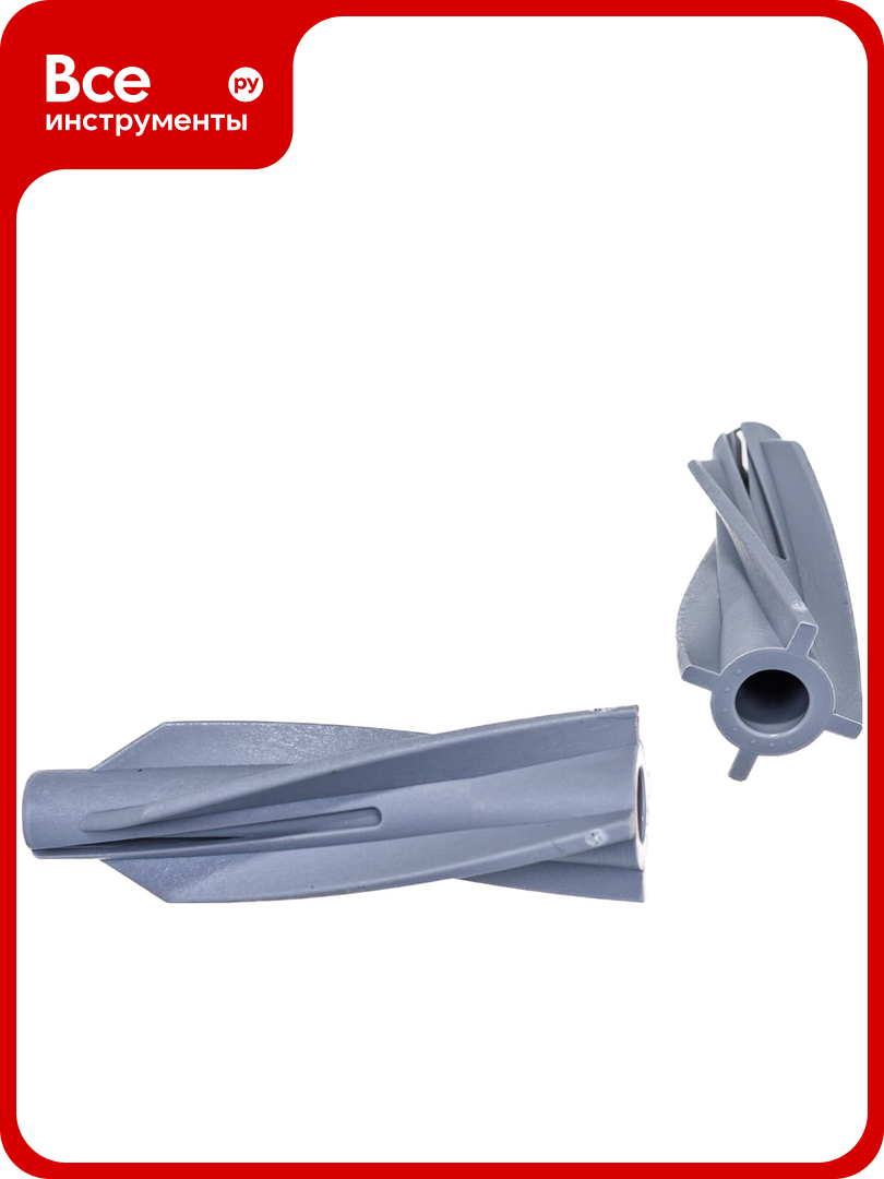 Дюбель для газобетона Tech-Krep нейлон 10х60 40 шт - пакет 134404, из дерева, дерева и металла