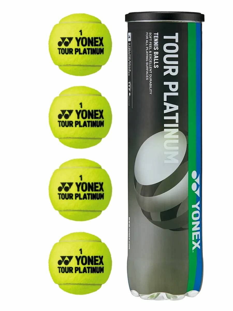 Мячи для большого тенниса Yonex Tour Platinum 4TB