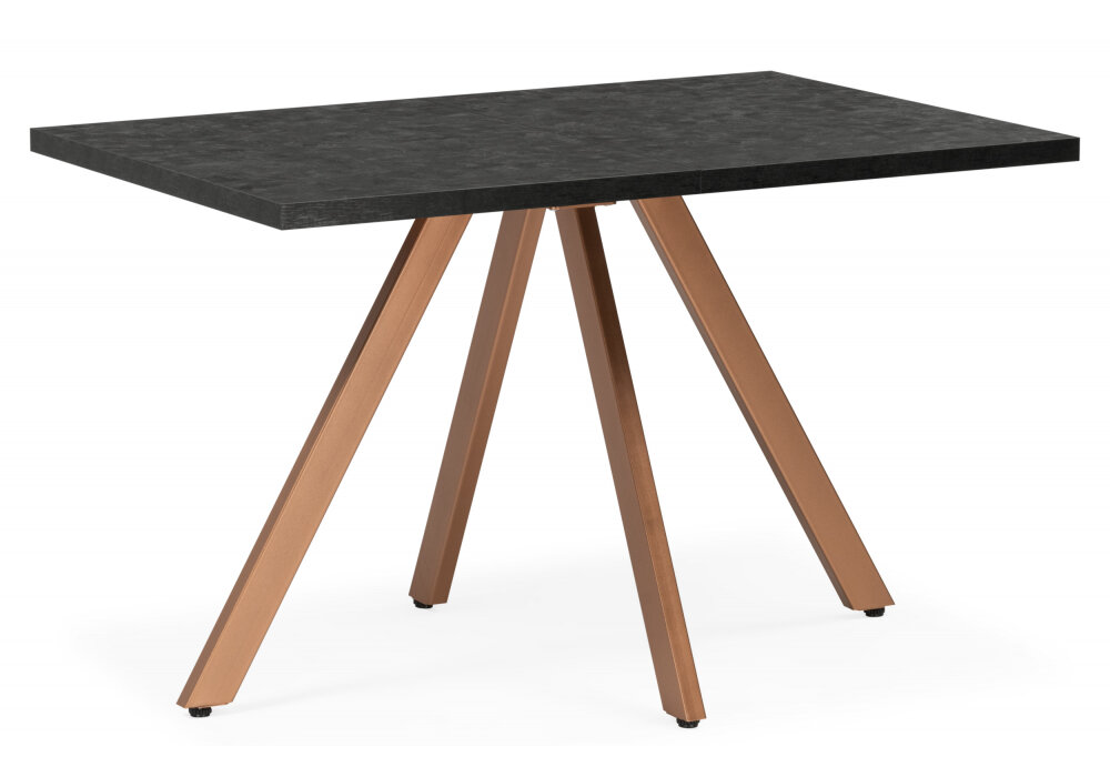 Стол деревянный Райн woodville серый, металл и дерево, прямоугольная столешница