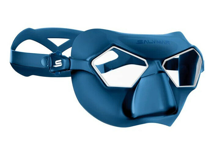 Маска Salvimar Incredibile Синий Силикон/прозрачные Линзы