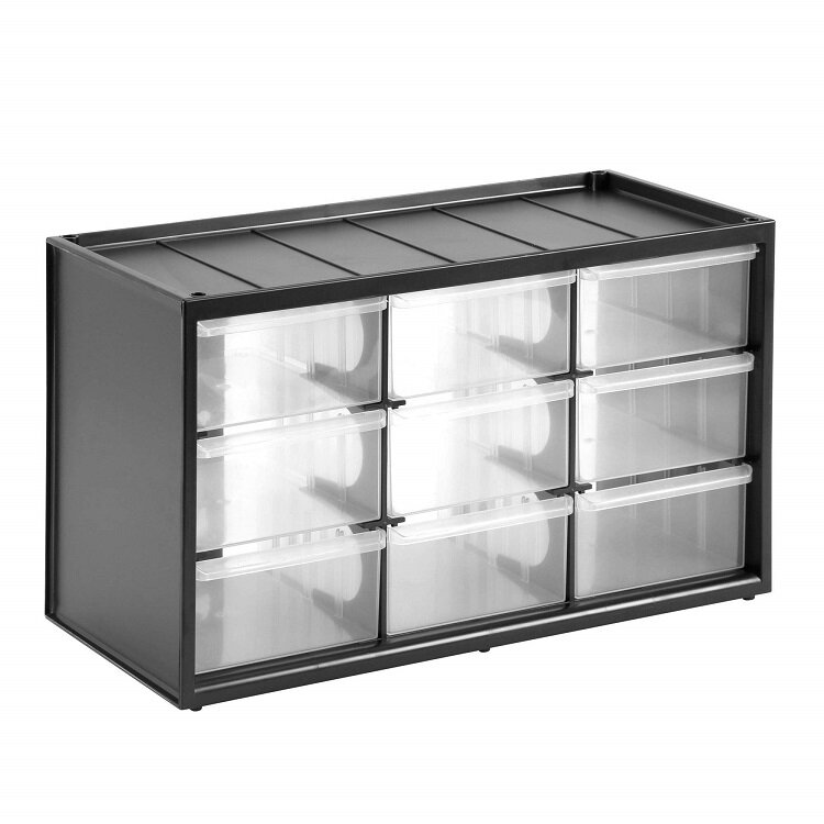 1-93-978 Органайзер Stanley вертикальный c 9-ю выдвижными ящиками