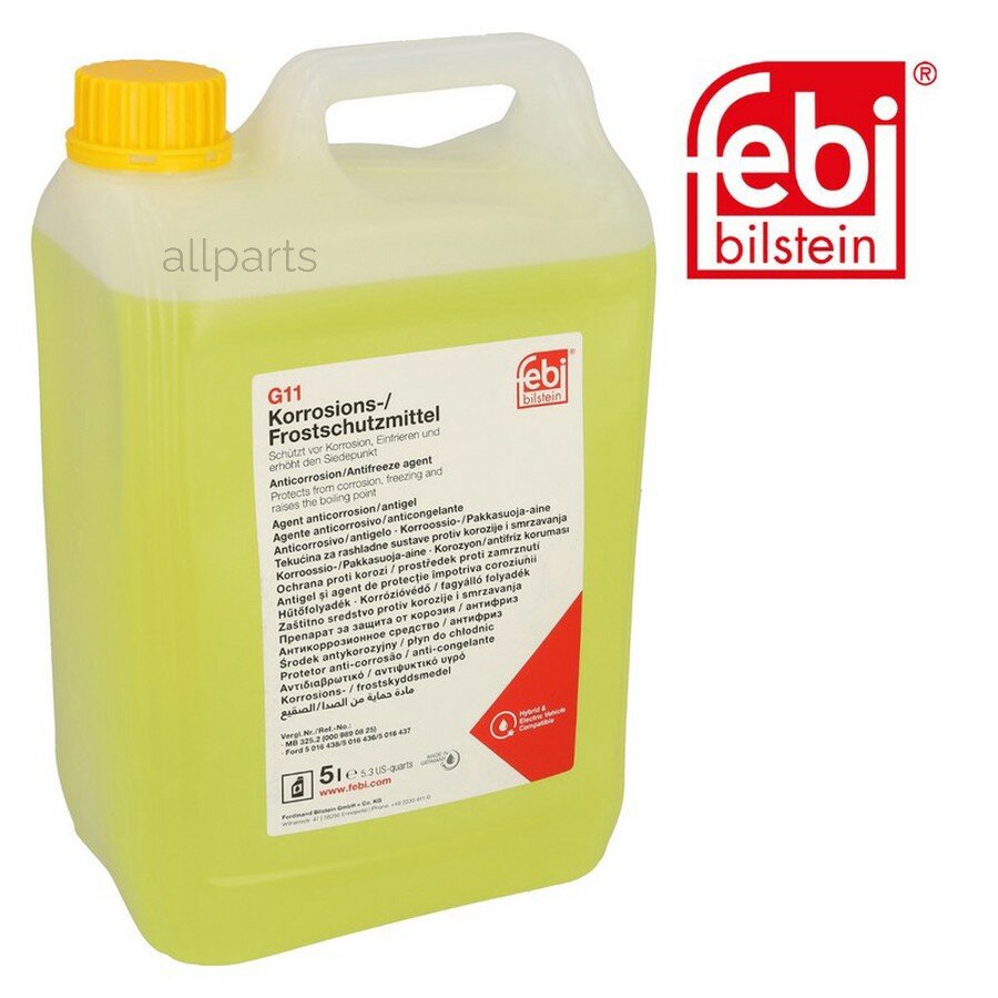 FEBI 88541 Антифриз (концентрат) желтый 5L FEBI 88541