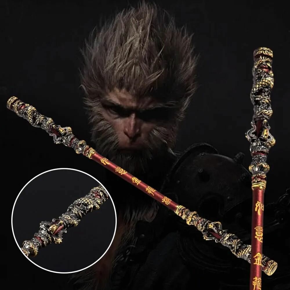Игра Черный Миф периферийный фигурка, Сун Вуконг Руйи золотой обруч палка игрушки 22 см