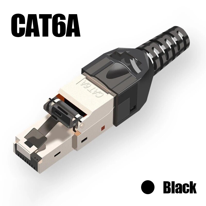 ZoeRax RJ45 CAT8/CAT7/CAT6A Коннектор 2PCS, CAT6A