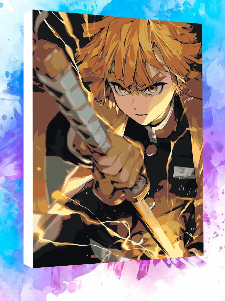 Картина по номерам Иноски Клинок Аниме