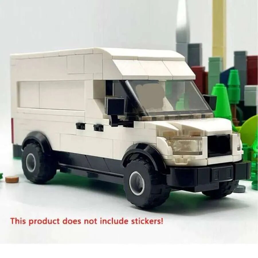 MOC Спринтер Фургон конструктор пластиковый блочный совместим с LEGO для детей 6-18 лет размер упаковки 35x25x5 см
