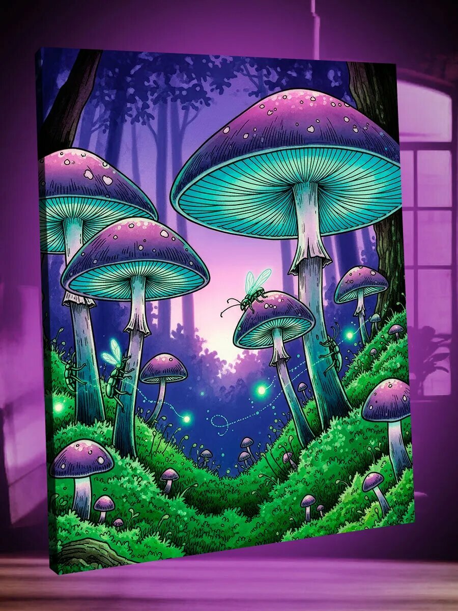 Интерьерная картина Грибы