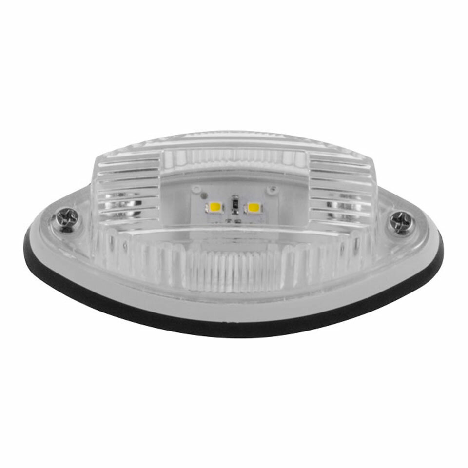 Фонарь боковой габаритный белый 4 диода нового образца 24в арт. гф2-01led