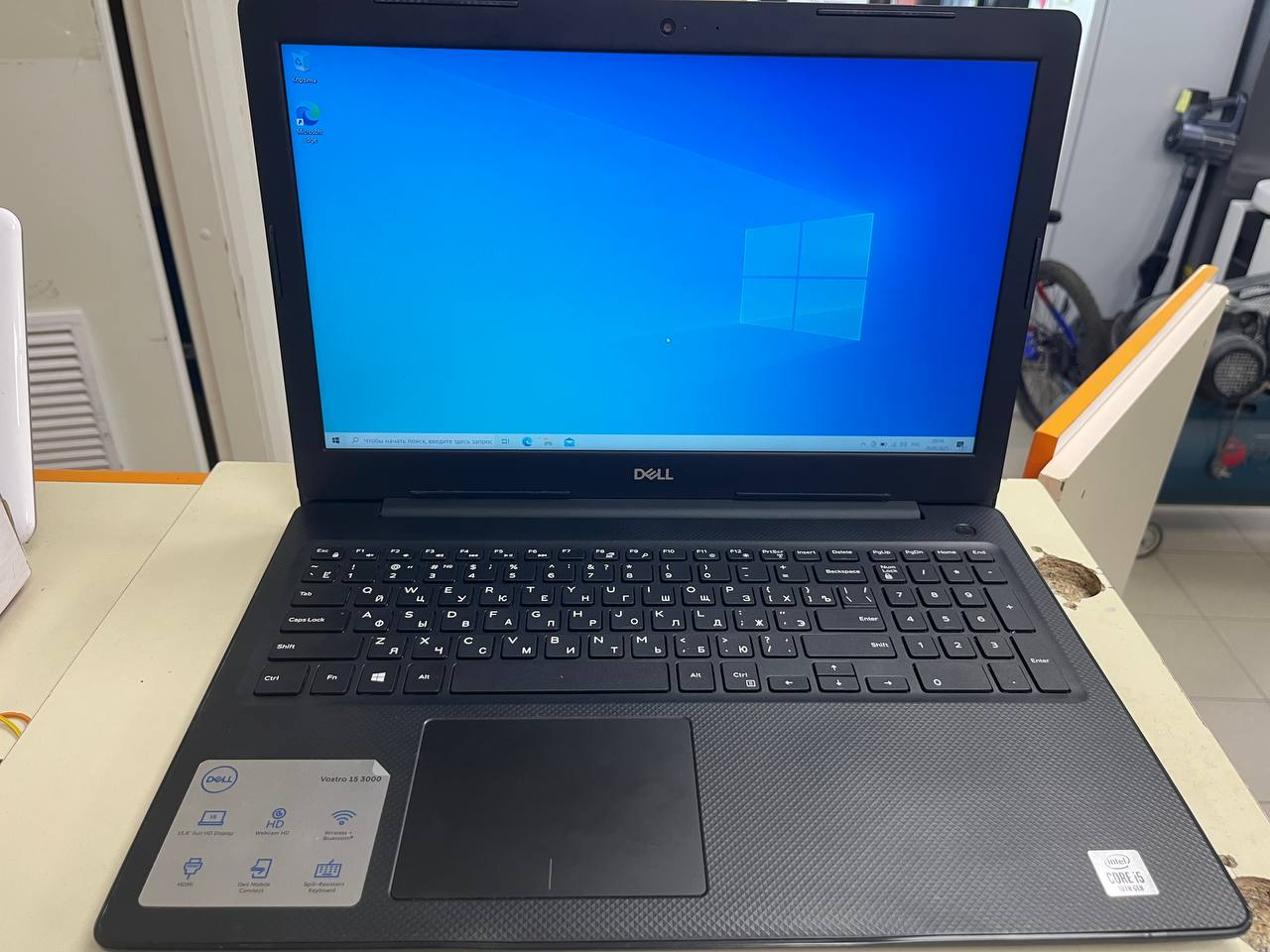 15.6" Ноутбук Dell Vostro 3590, intel core i5-10210U (До 4.2 ГГц), RAM 16Гб, SSD 256Гб, Windows 11 + Microsoft office