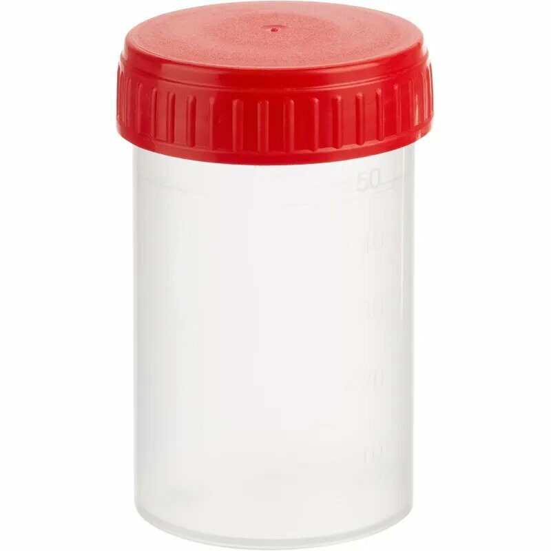 Контейнер д/сбора биопроб 60 мл н/с, 450 шт/уп, 1696816