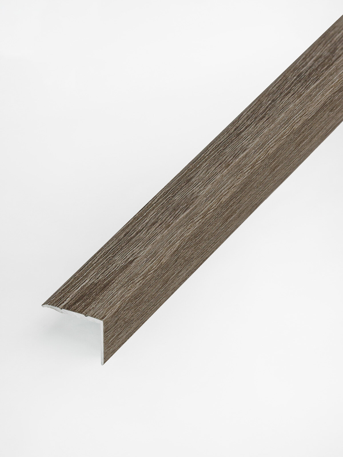 Порог самоклеющийся напольный угловой 24х18 мм, длина 0,9 м, Русский профиль алюминиевый, ламинация идиллия