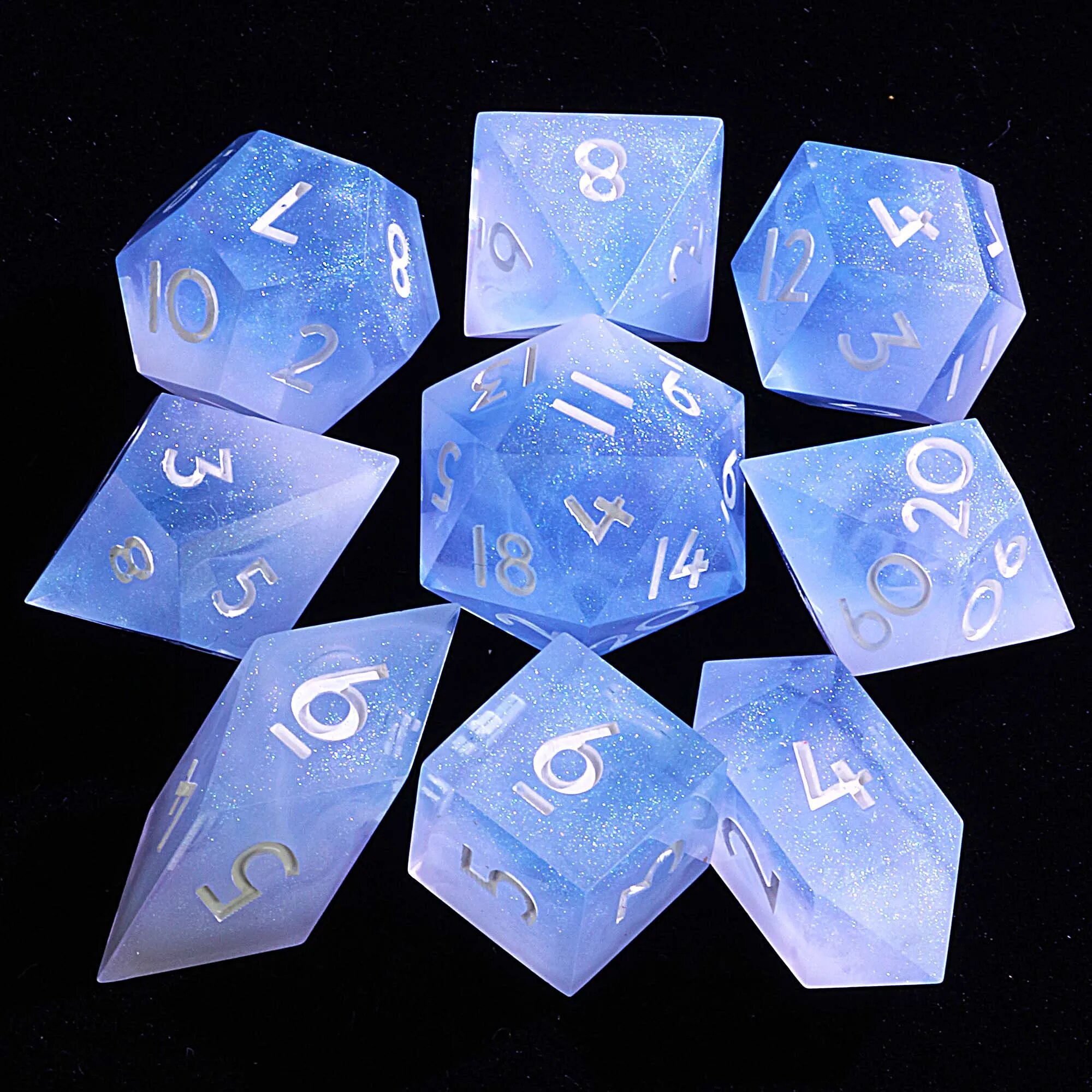 Набор кубиков DnD First Snow of Star Dragonborn Full Set of 9 pieces