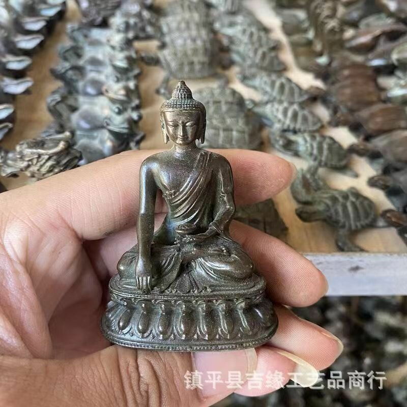 Статуя Будды, четырехрукий орнамент Гуаньинь, маленькая тибетская статуя Будды