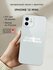Чехол на Apple iPhone 12 mini / Айфон 12 Мини с принтом "Два мнения", прозрачный