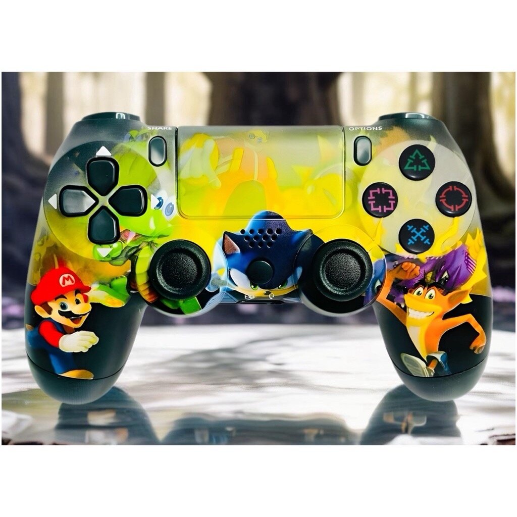 Геймпад "SONIC and MARIO" Беспроводной Джойстик для ПК/PS4/Смартфон/Ноутбук