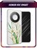Чехол на Honor X9c Smart / Хонор X9c Смарт с принтом "White lily", прозрачный