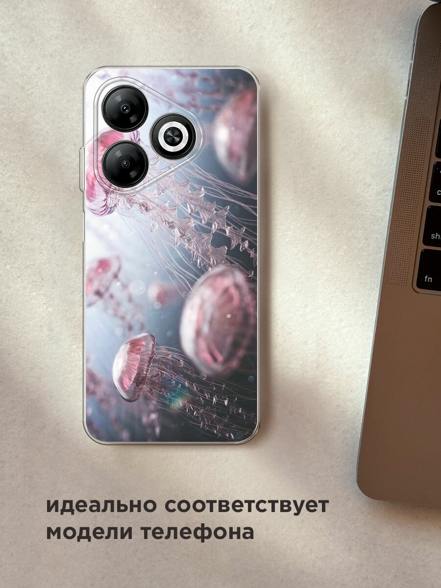 Чехол на Infinix Smart 10 HD / Инфиникс Смарт 10 HD с принтом "Медузы" — фото 1