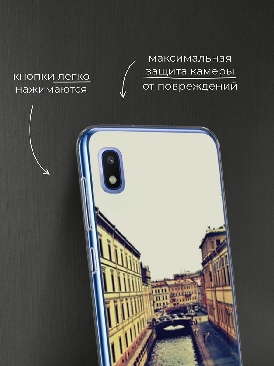 Чехол на Samsung Galaxy A10 / Самсунг Галакси А10 с принтом "Санкт-Петербург" — фото 1