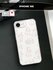 Чехол на Apple iPhone 16e/17e / Айфон 16е/17e с принтом "Розовый ситует кролика ...