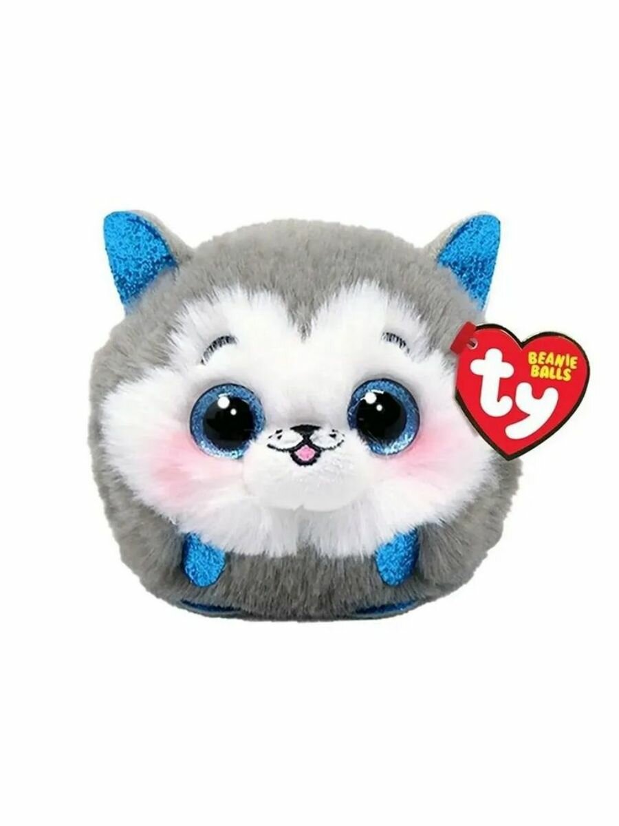 TY Мягкая игрушка Слаш Хаски дет, 10 см