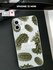 Чехол на Apple iPhone 12 mini / Айфон 12 Мини с принтом "Паттерн дикий огурец", ...